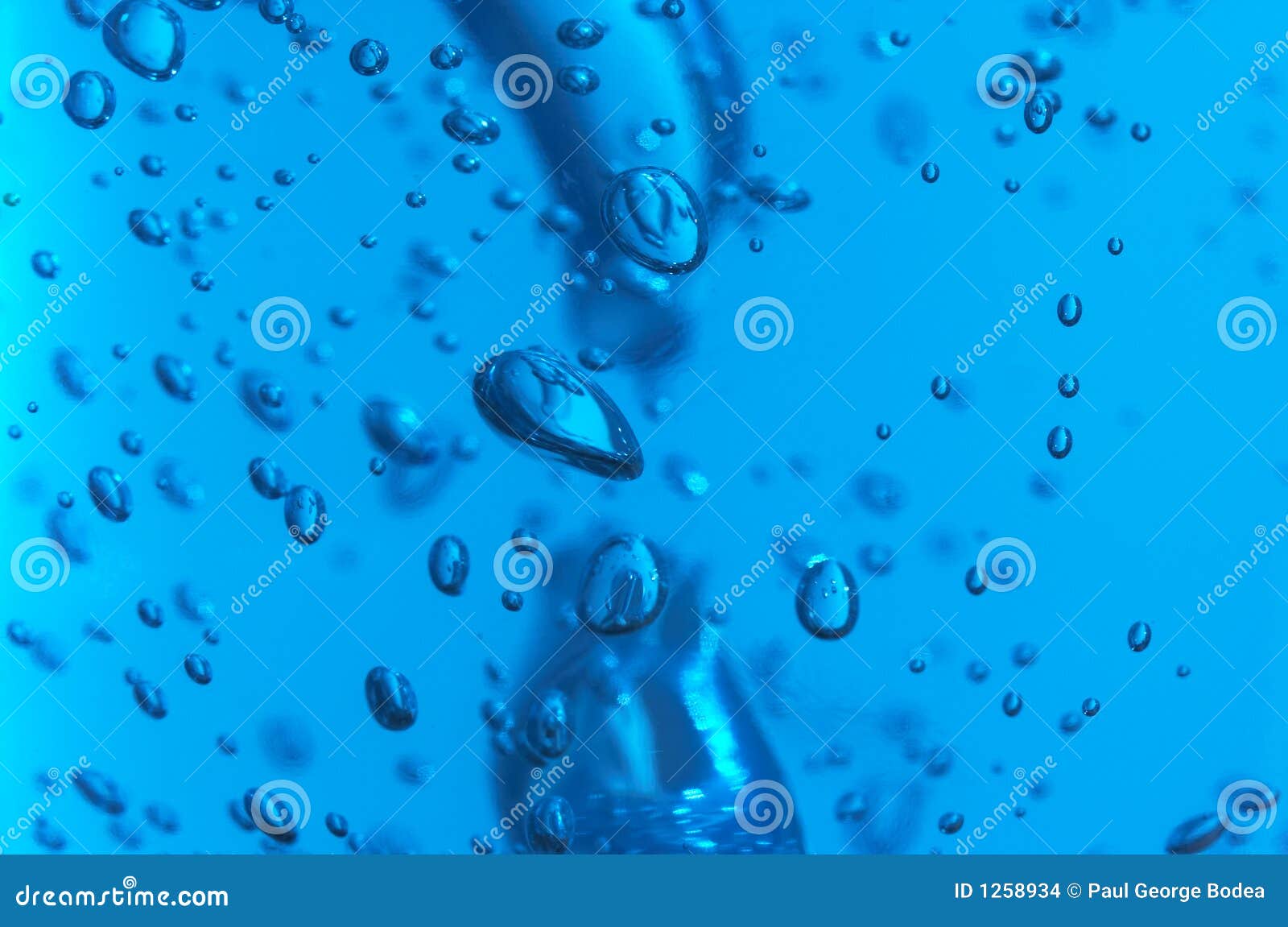 Air bubbles stock photo. Image of fresh, purity, cyan - 1258934