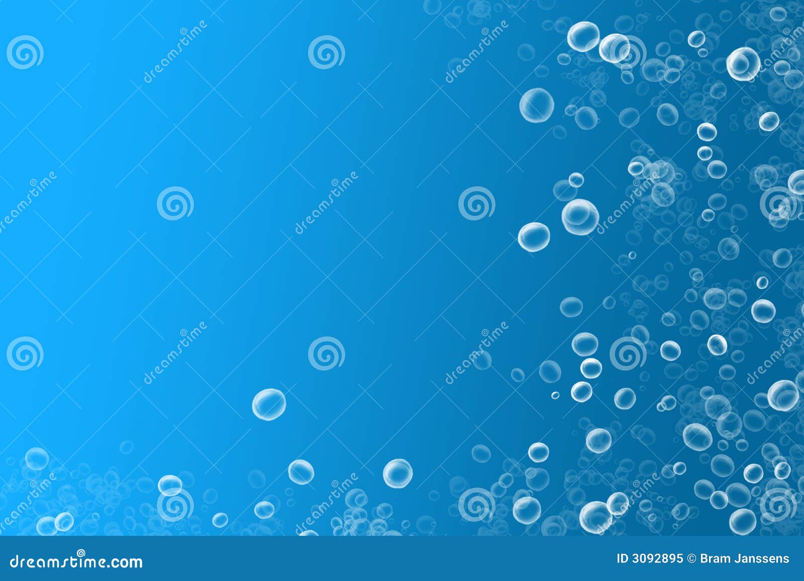Air bubbles stock illustration. Illustration of sunlight - 3092895
