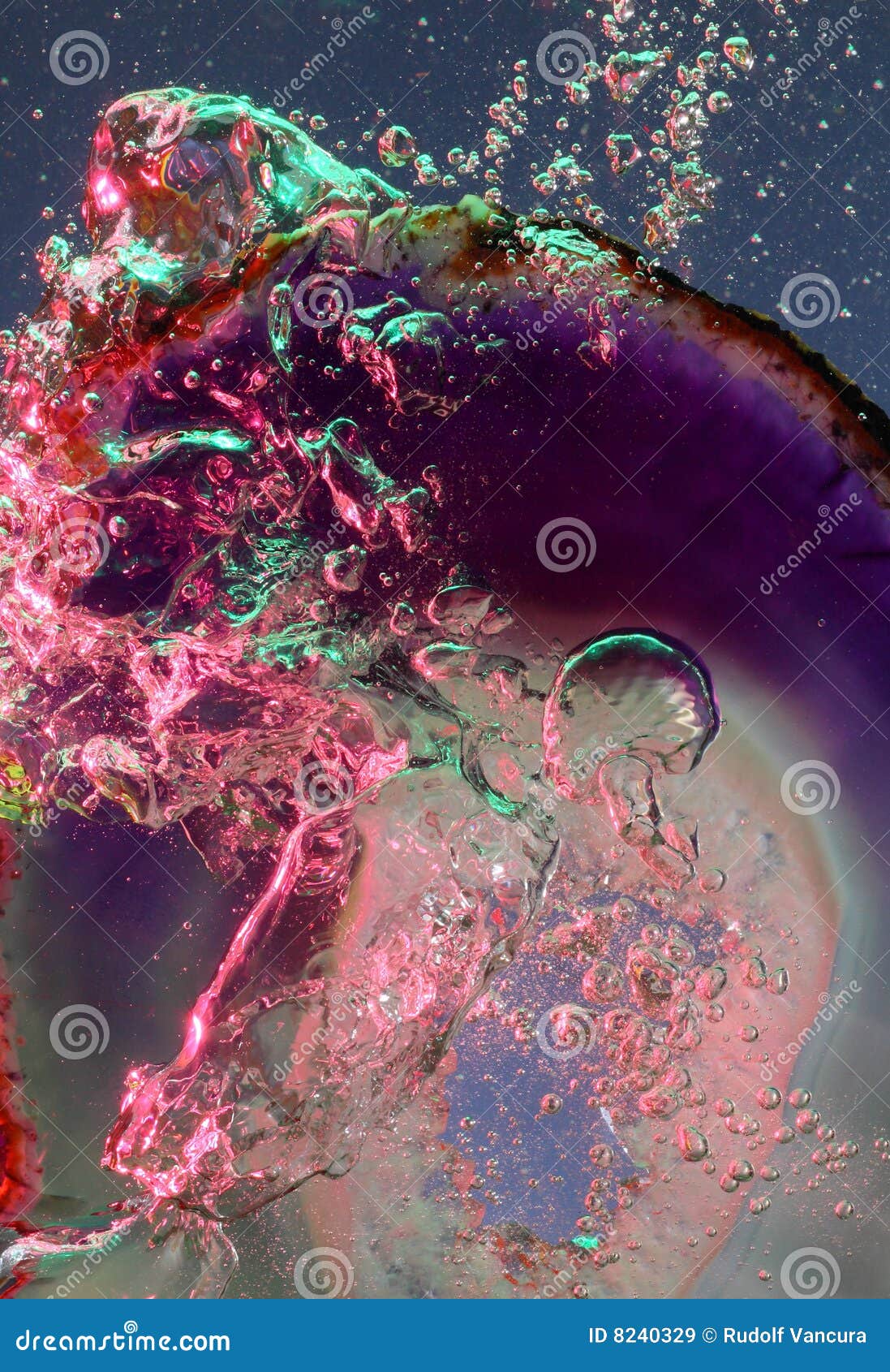 Air bubbles and agate stock image. Image of abstract, light - 8240329