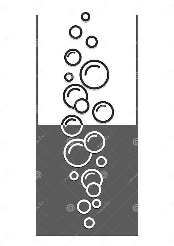 Air bubbles icon stock vector. Illustration of communicate - 146500140