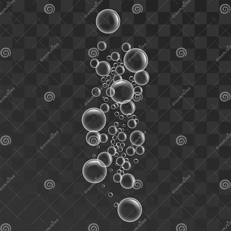 Air Bubbles Icon, Realistic Style Stock Vector - Illustration of ball ...
