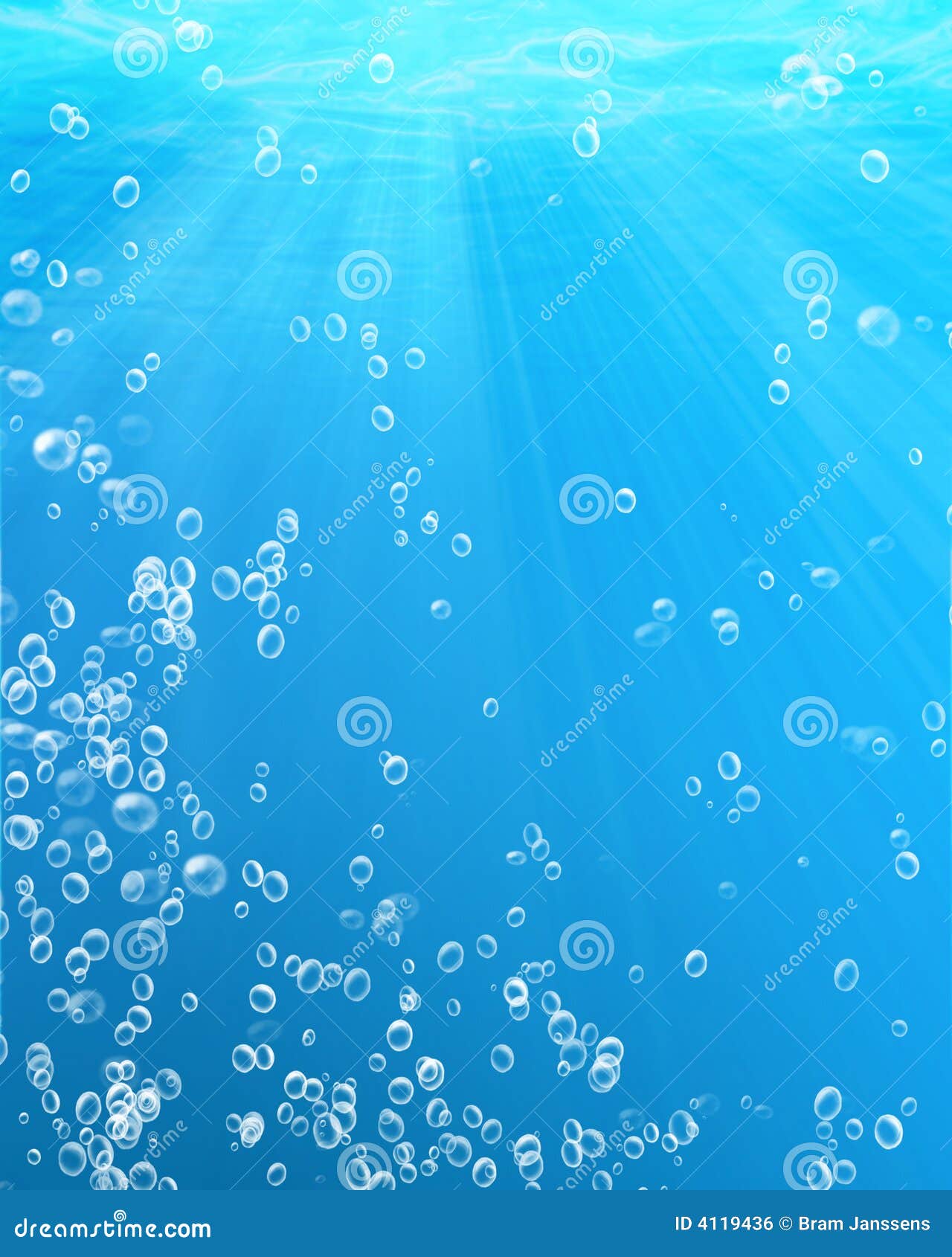Ocean Bubbles Clipart