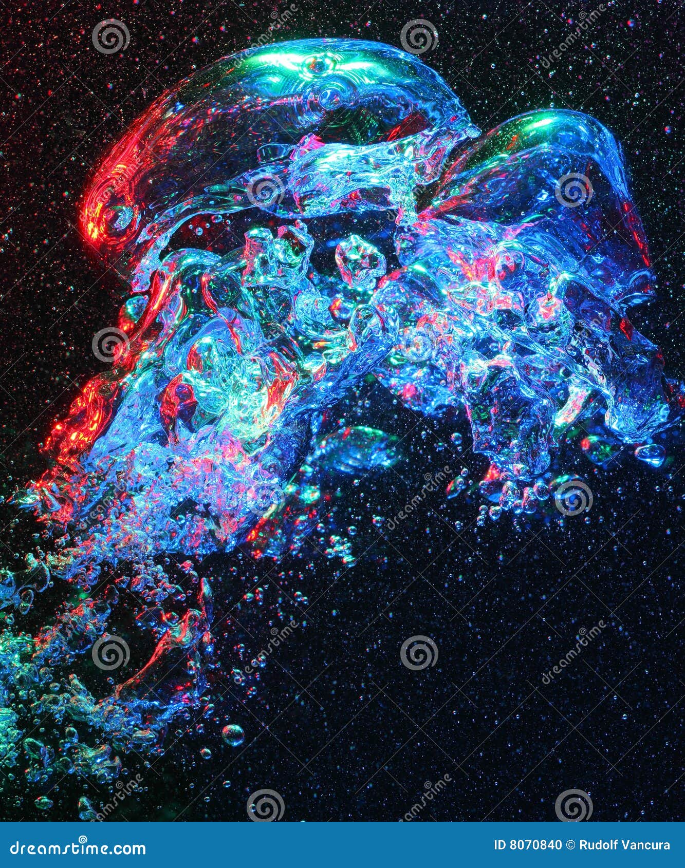 Air Bubbles Rising In Water Royalty-Free Stock Photography ...