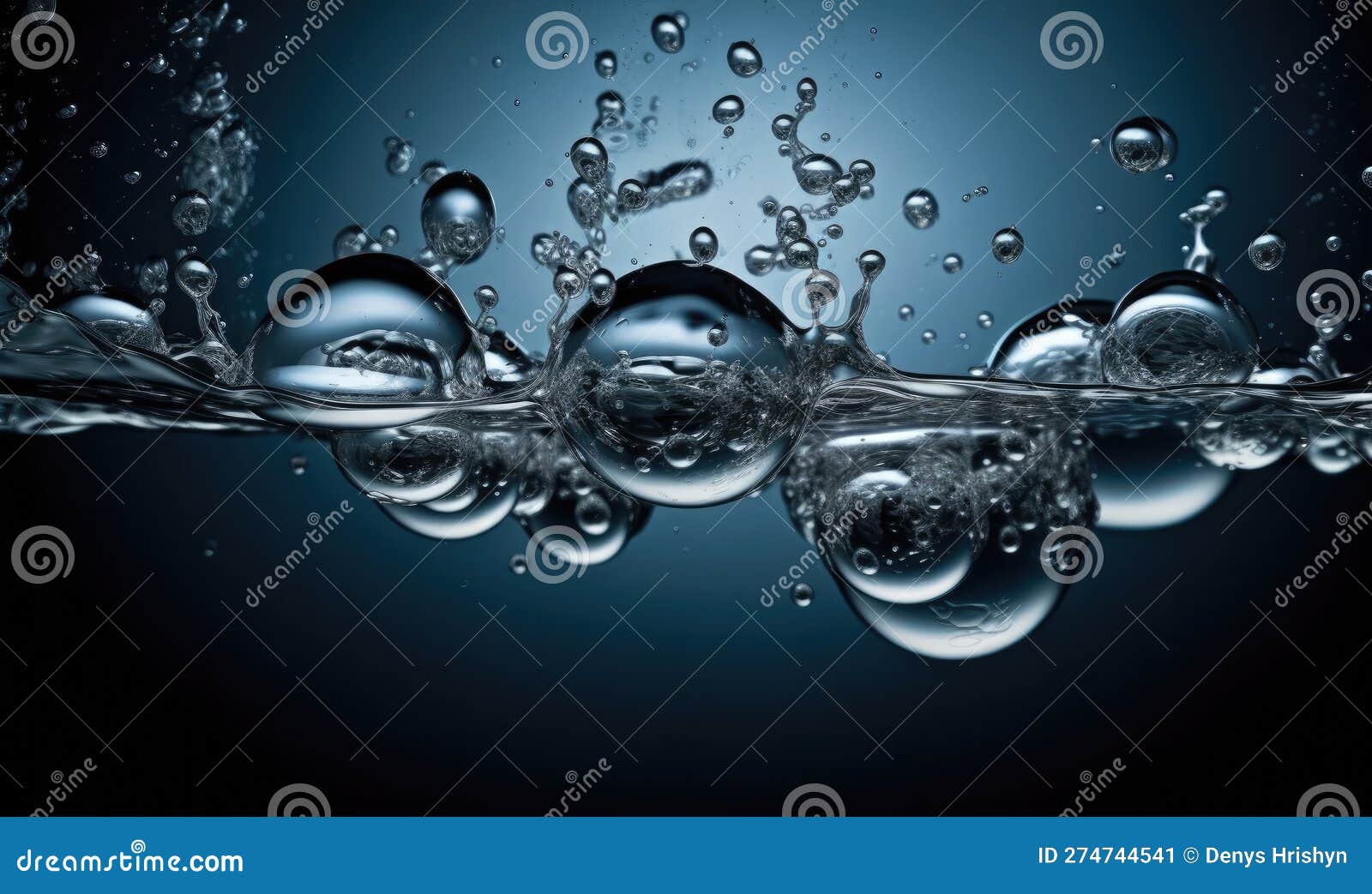 Air Bubbles in Water are Like Tiny Pockets of Air that Float To Surface ...