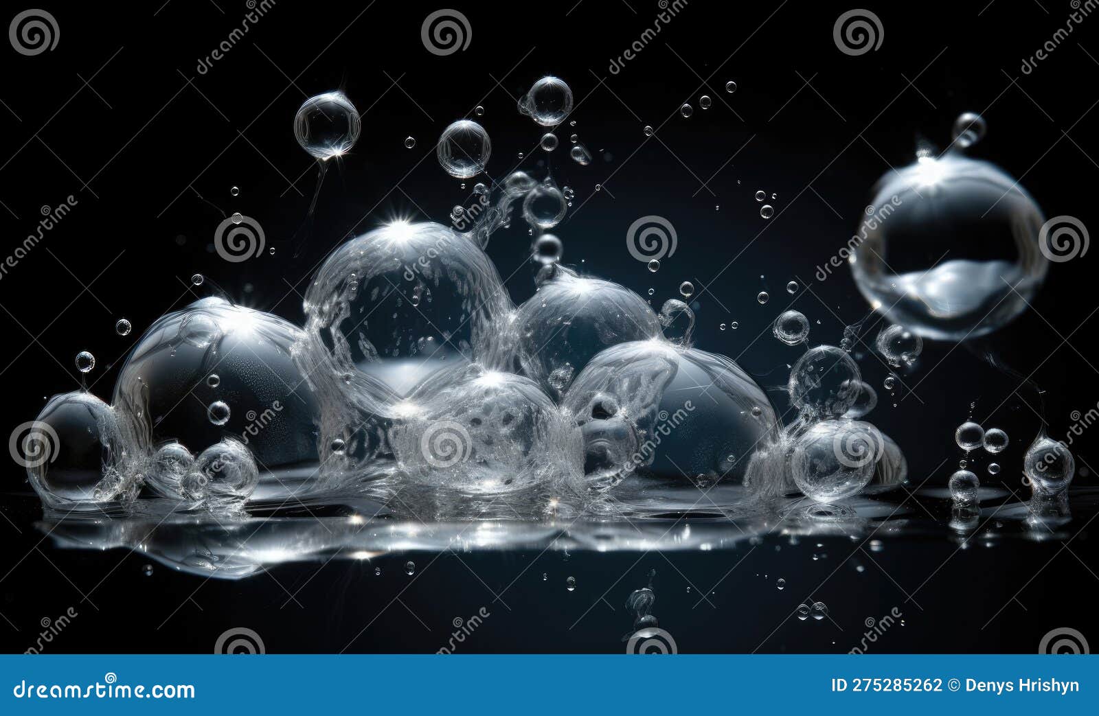 Air Bubbles in Water are Like Tiny Pockets of Air that Float To Surface ...