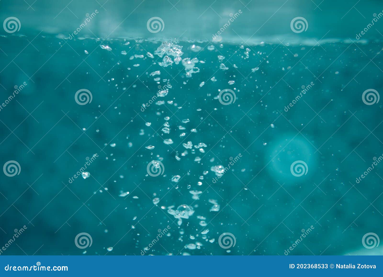 Air Bubbles in Water in Swimming Pool Stock Image - Image of horizontal ...