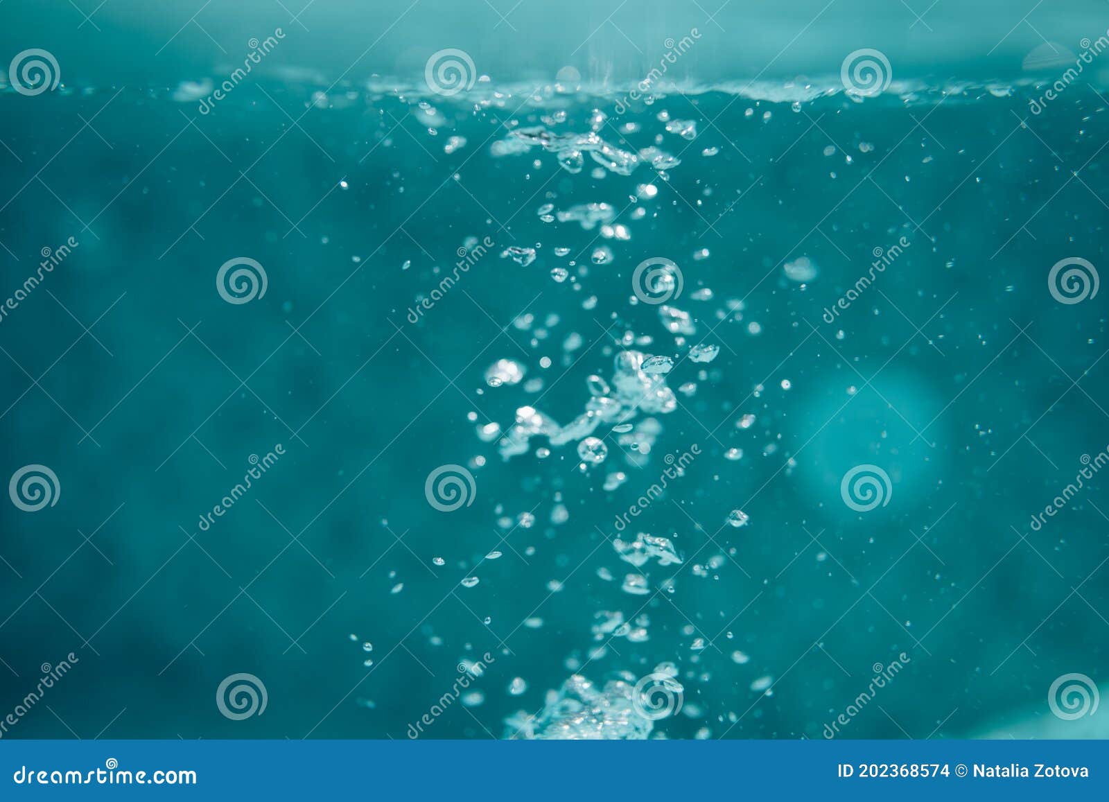Air Bubbles in Water in Swimming Pool Stock Photo - Image of water ...