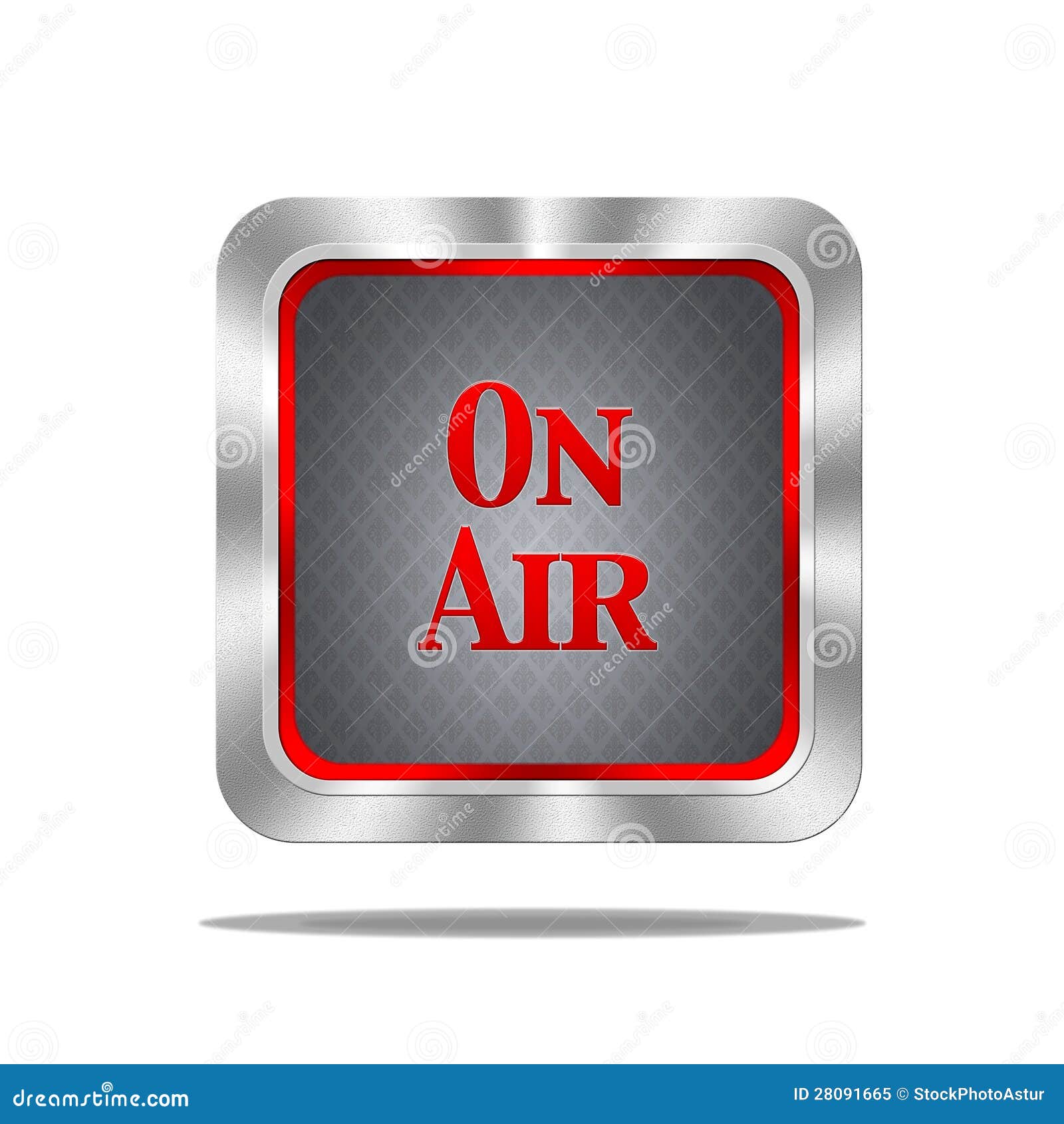 On air button. stock illustration. Illustration of information - 28091665