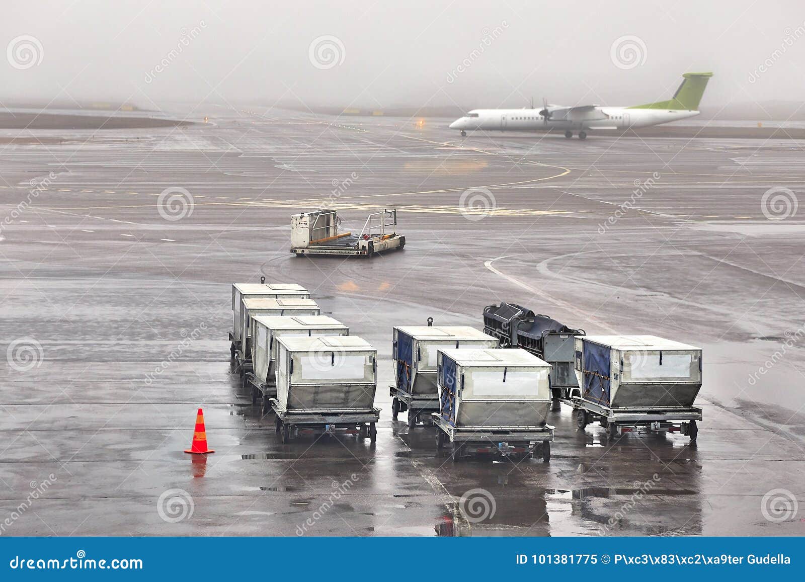 Air Cargo Containers stock image. Image of delivery - 101381775