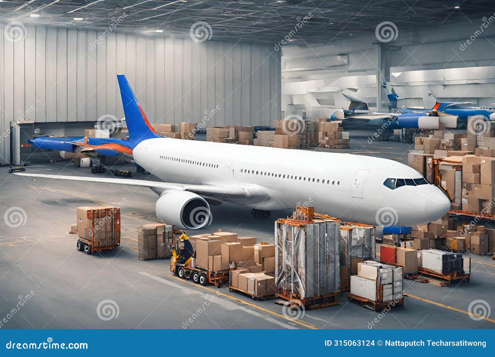 Air Cargo Freighter Logistics Import Export Goods Of Freight Global ...