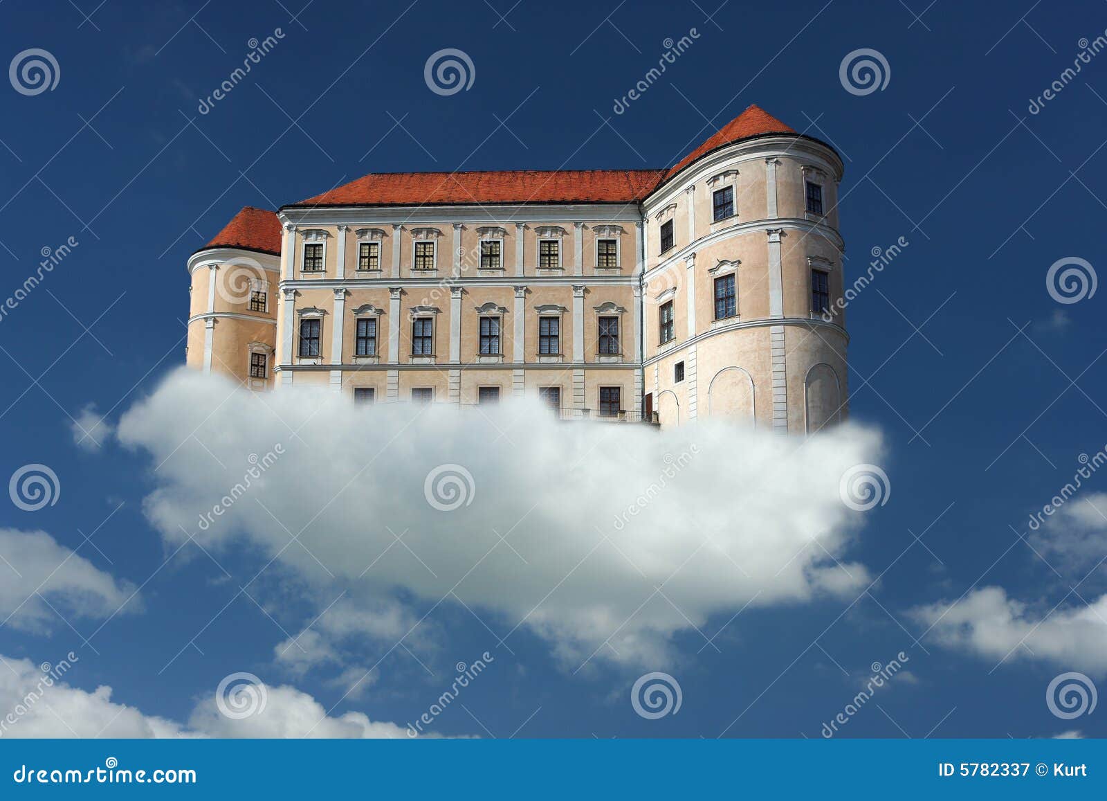 Air castle stock image. Image of cloud, fairytale, surrealistic - 5782337