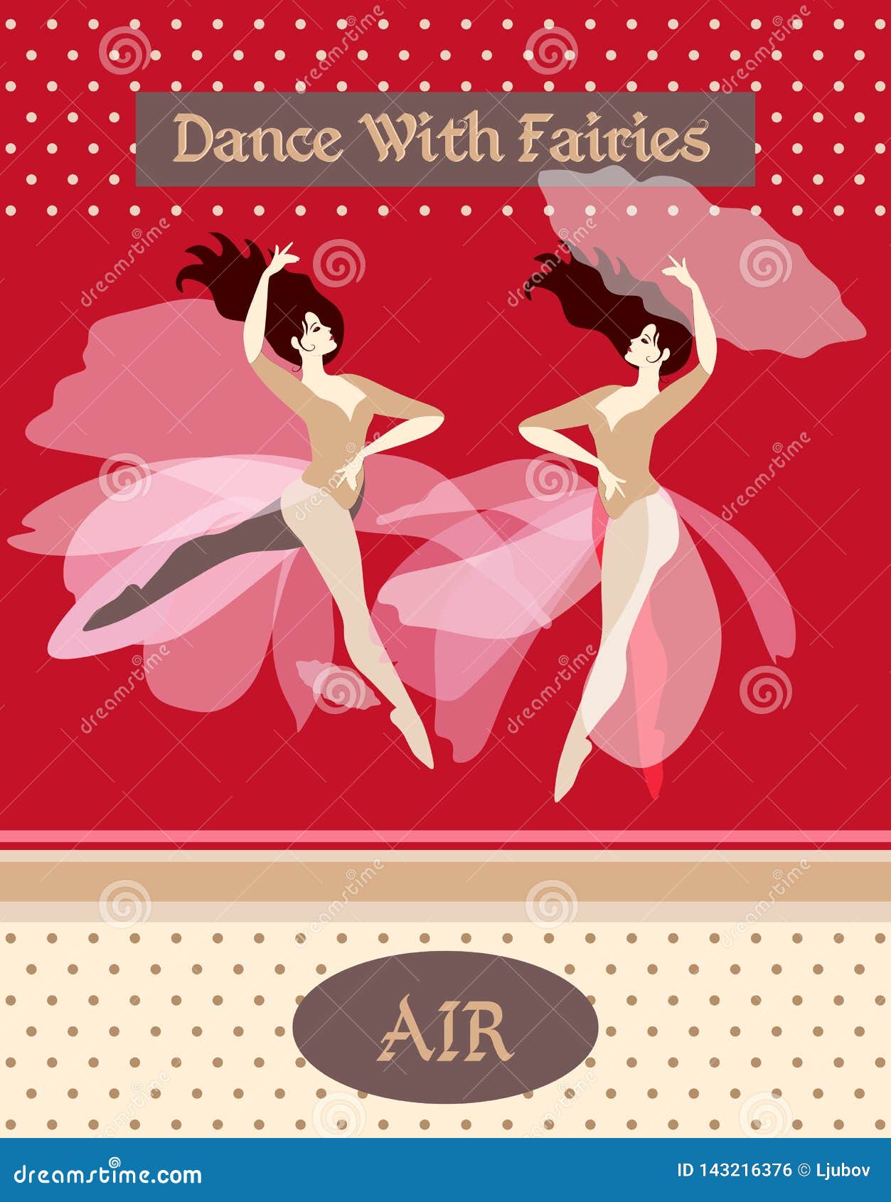 Posters Set With Dancing Girls. Dance Festival Banner Template. Party ...