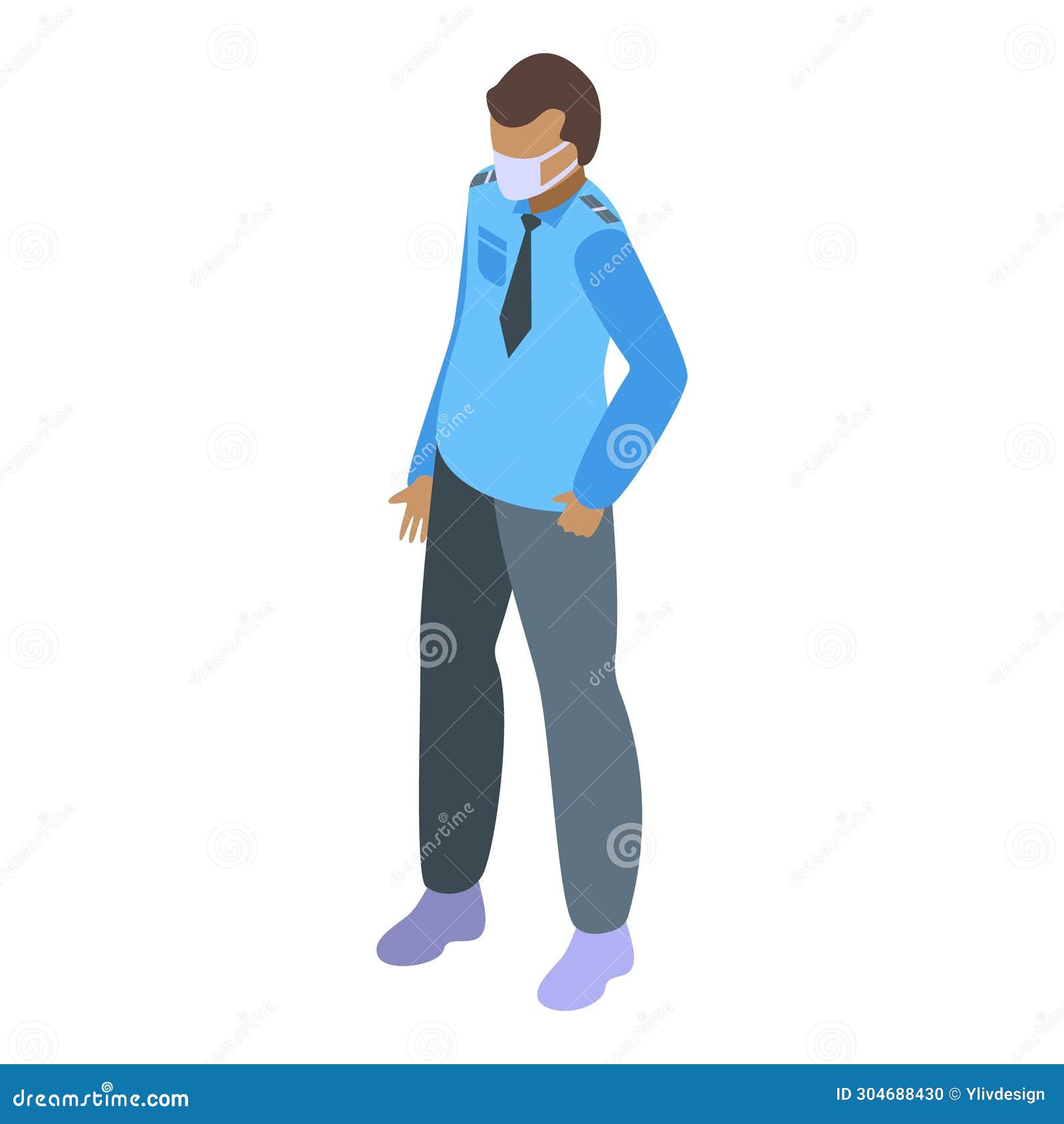 Air Commander Sanitize Icon Isometric Vector. Aircraft Disinfection ...