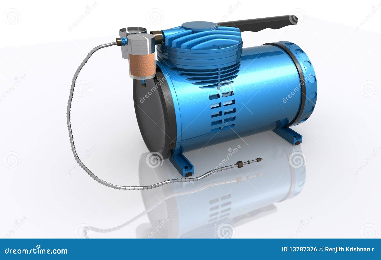 Air Compressor stock illustration. Illustration of attractive - 13787326