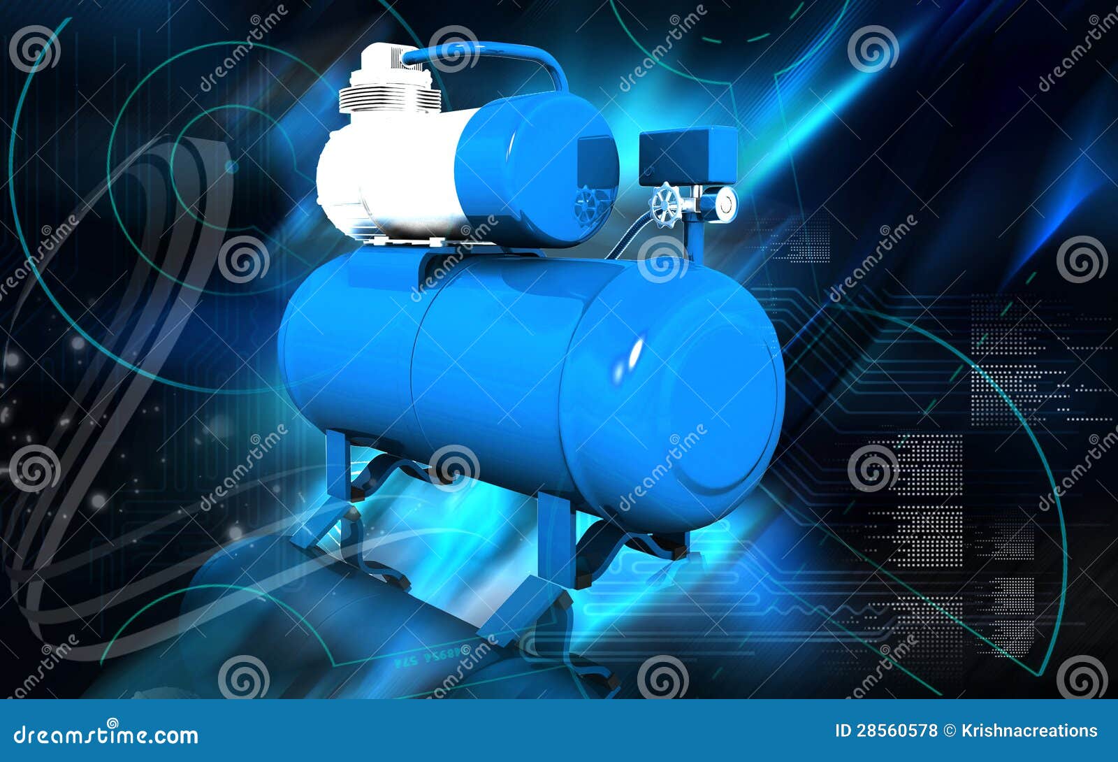 Air compressor stock illustration. Illustration of textured - 28560578