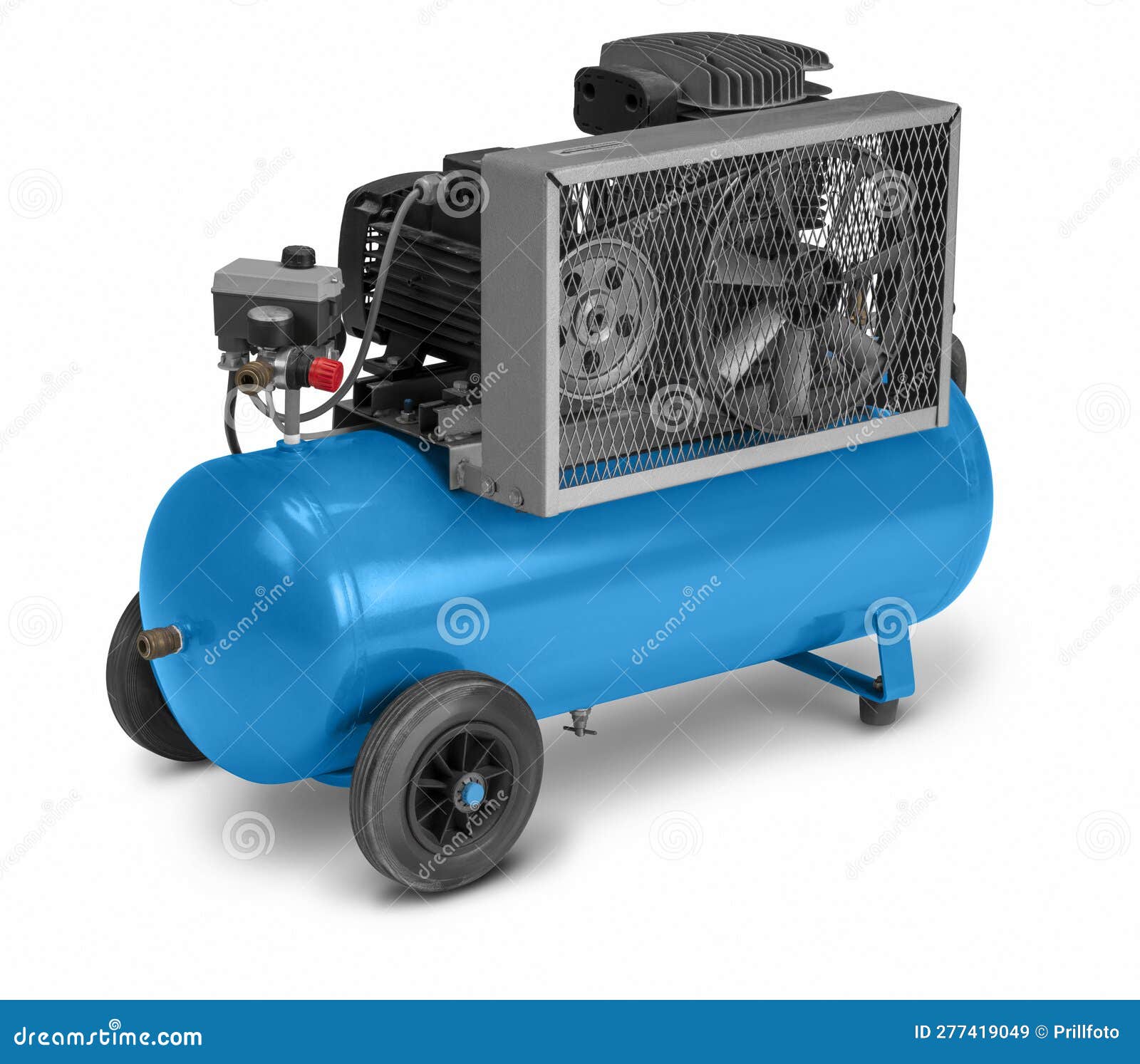 Air compressor stock image. Image of shadow, industrial - 277419049