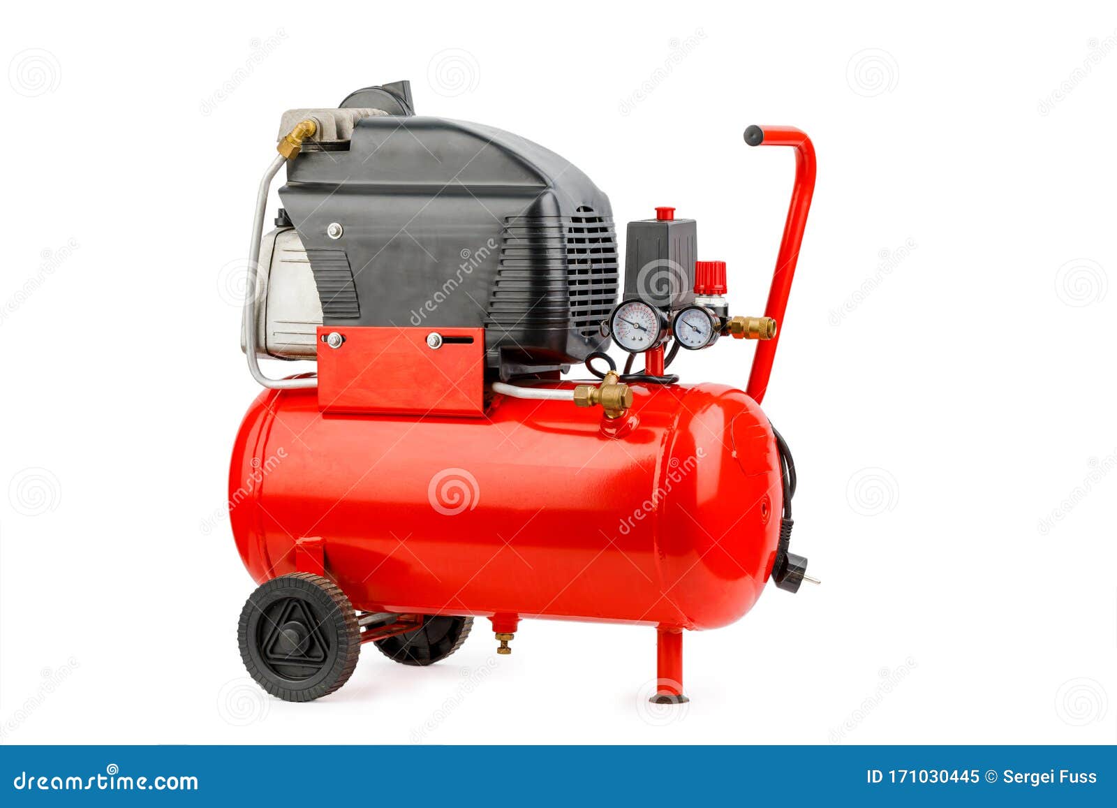Air Compressor. an External Compressor Stock Image - Image of ...