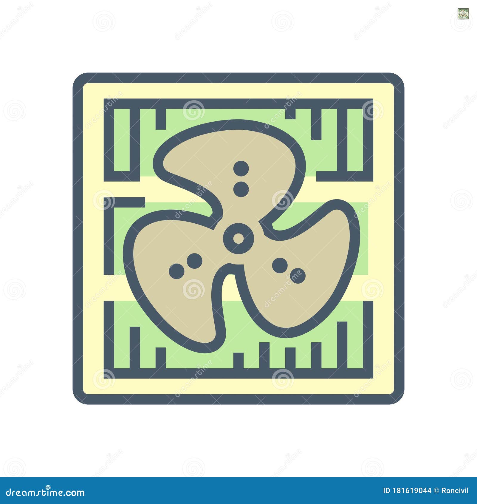 Air compressor icon stock vector. Illustration of icon - 181619044