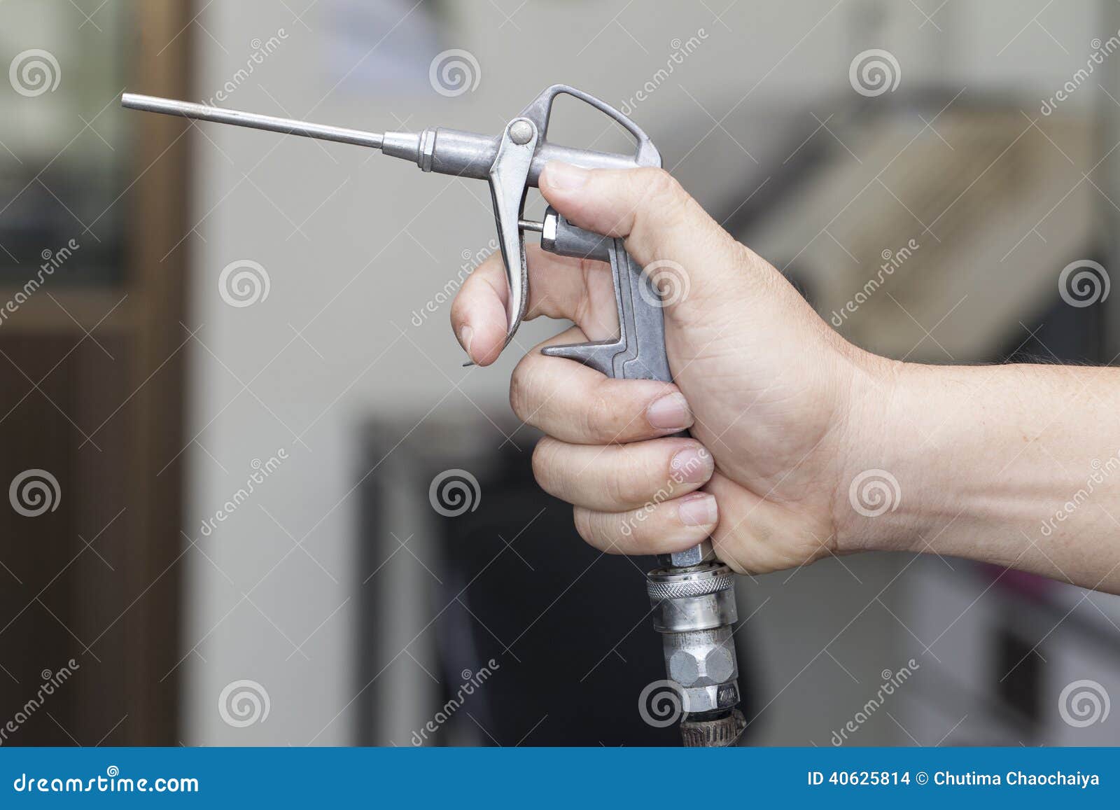 Air compressor gun stock photo. Image of equipment, tool - 40625814