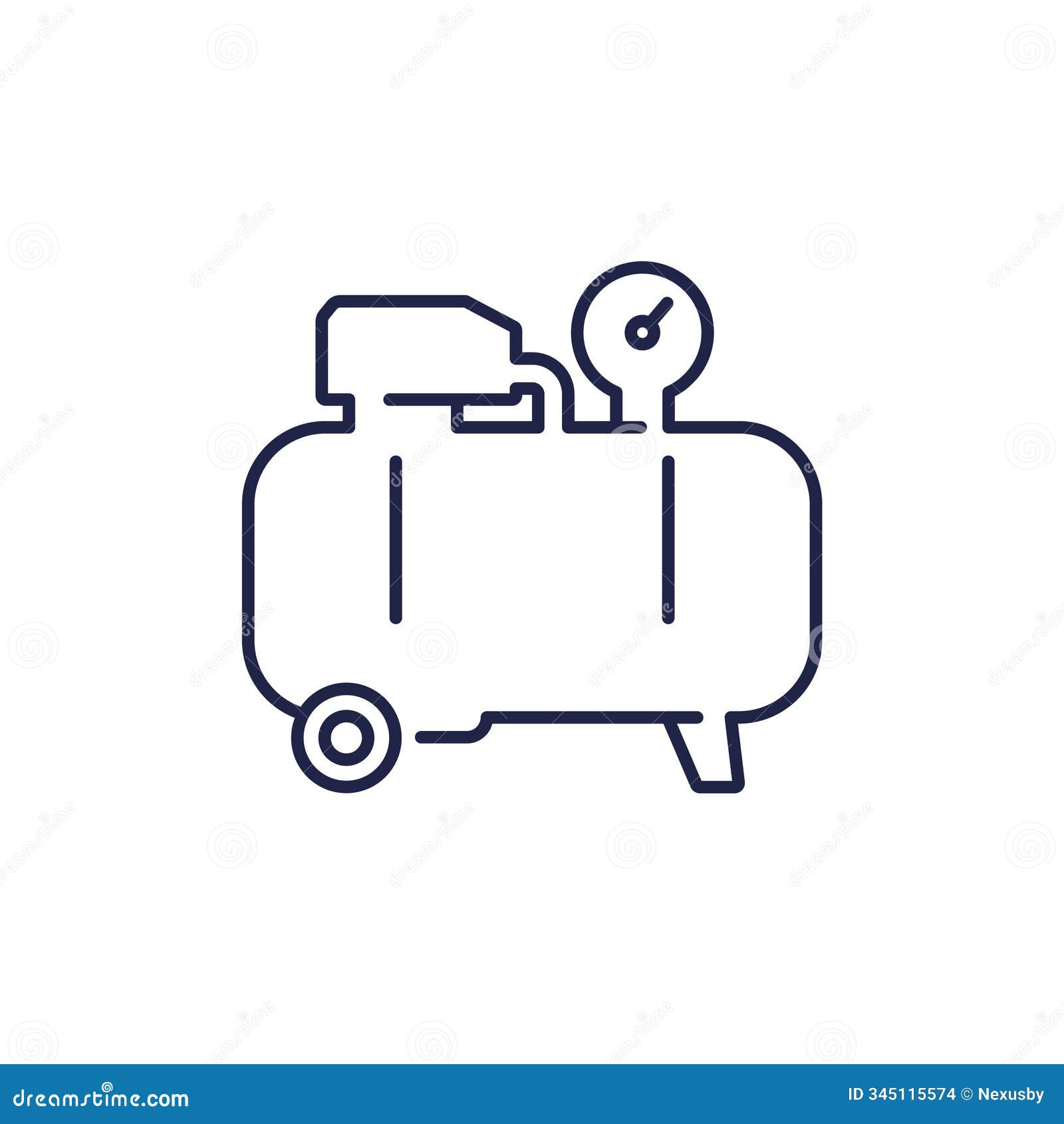 Compressor Icon Logo Vector Design | CartoonDealer.com #252953936