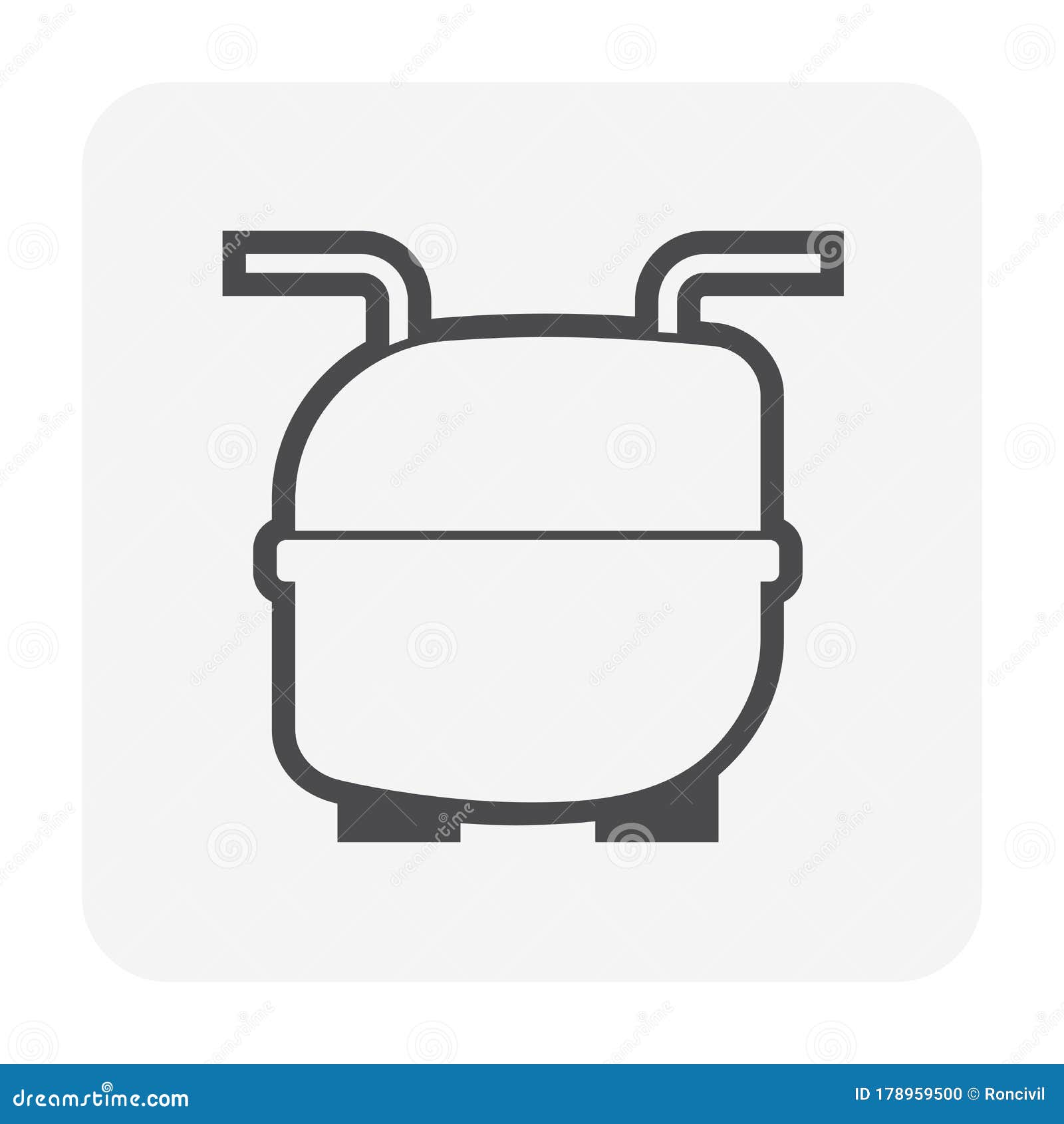 Air compressor icon stock vector. Illustration of icons - 178959500