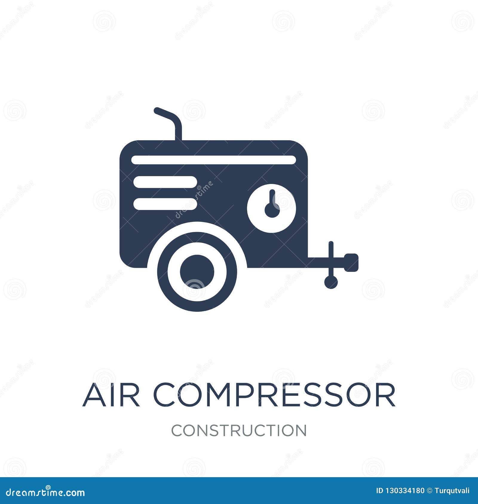 Compressor Icon Vector. Trendy Flat Compressor Icon From Industry ...