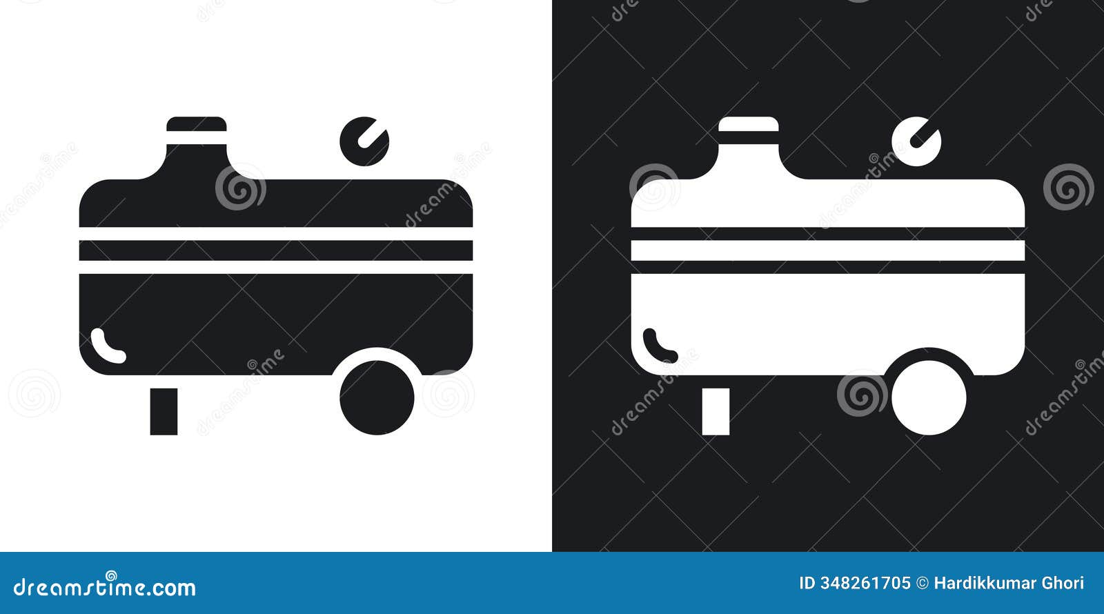 Compressor Icon Color Outline Vector | CartoonDealer.com #231955654