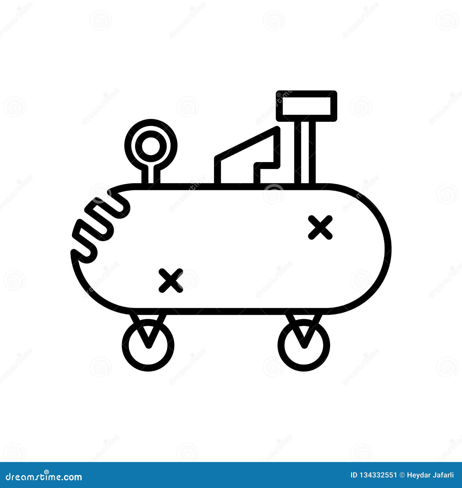 Air Compressor Icon Vector Sign and Symbol Isolated on White Background ...