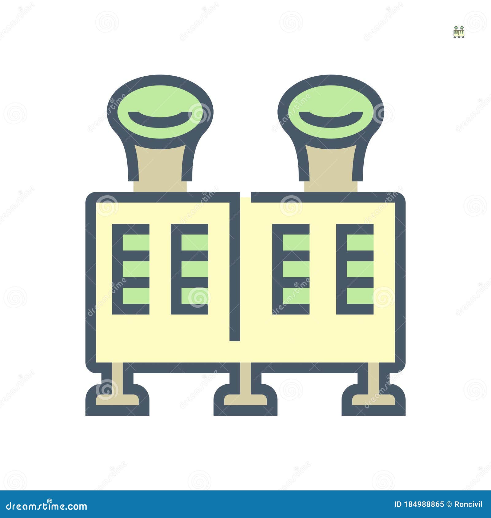 Air compressor part icon stock vector. Illustration of design - 184988865