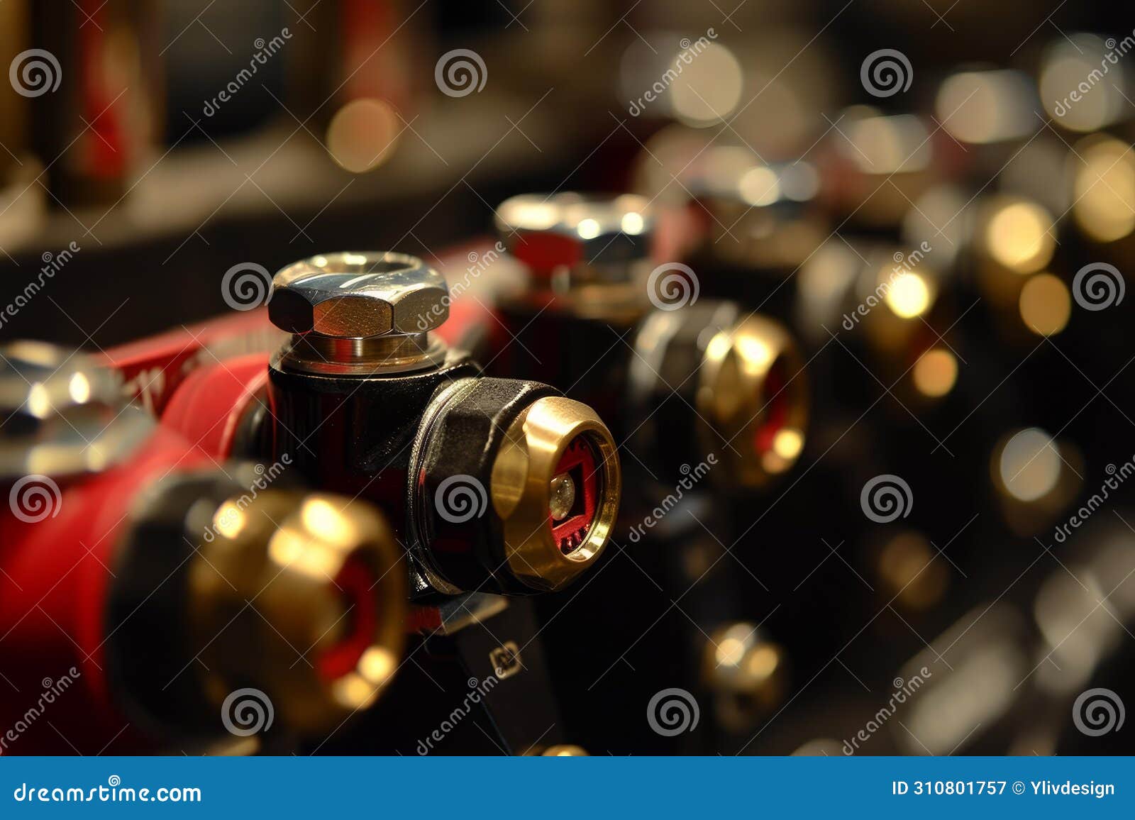 Air Compressor Regulator. Generate Ai Stock Image - Image of ...