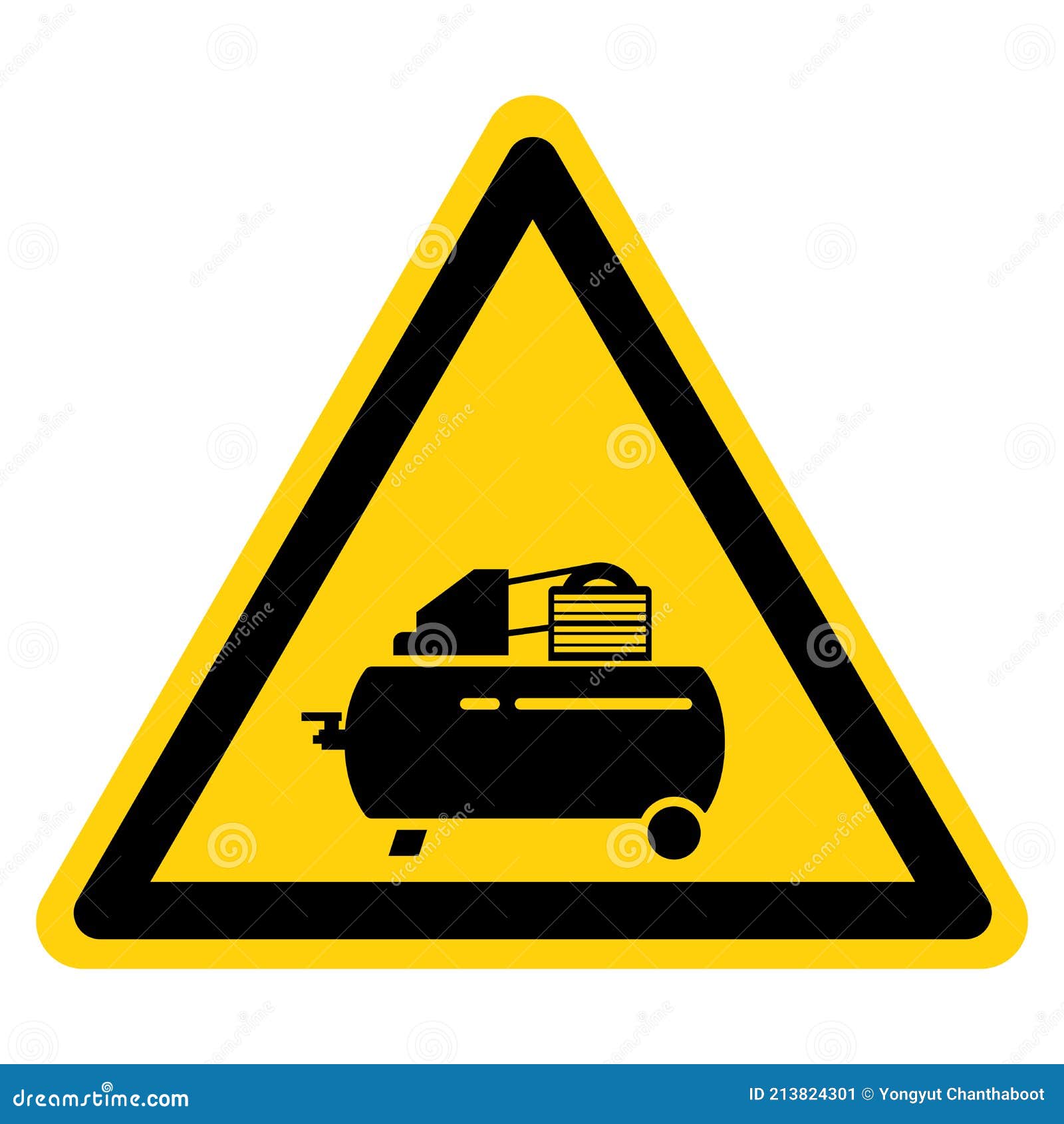 Air Compressor Symbol Sign,Vector Illustration, Isolate on White ...