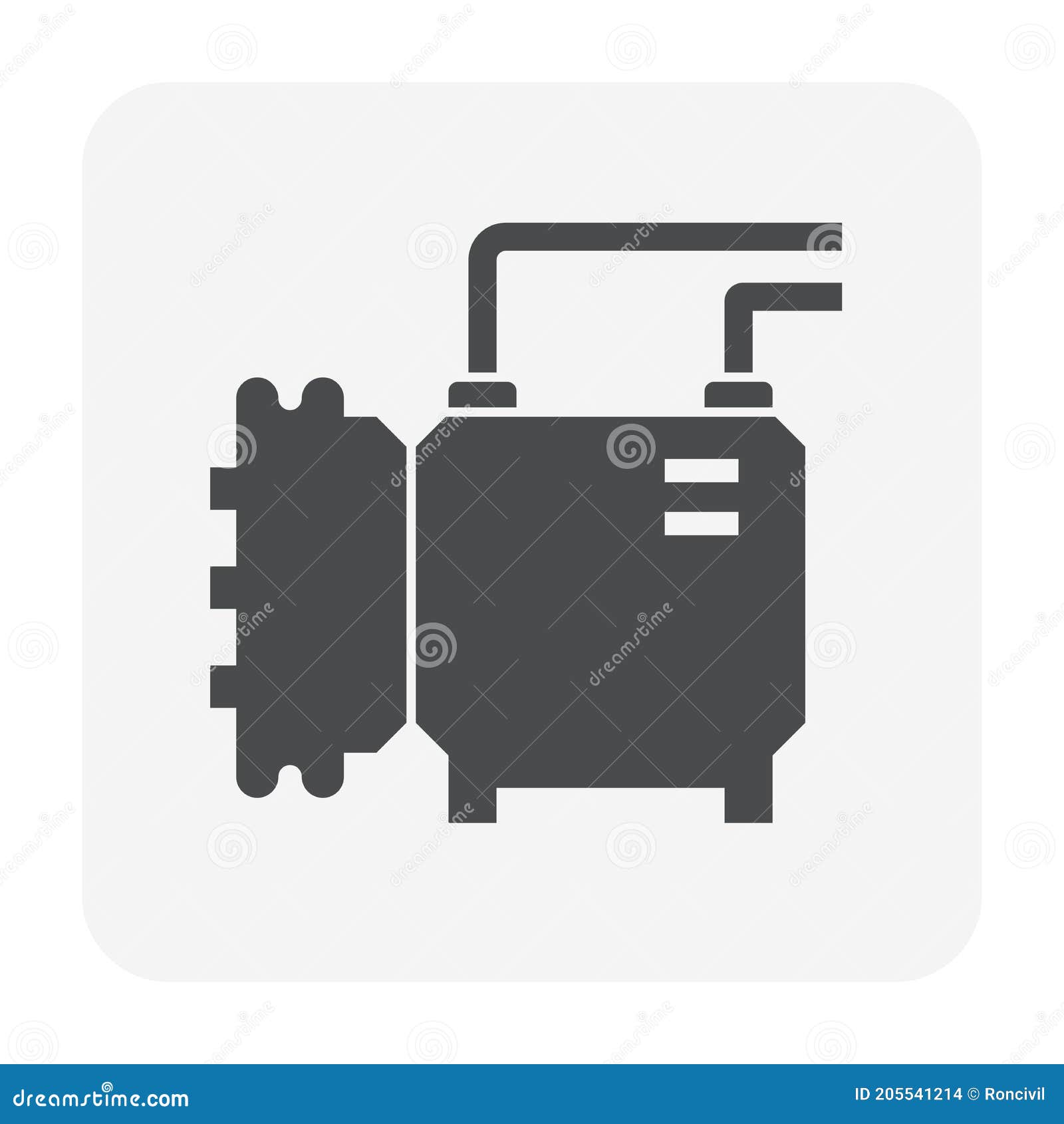 Air Compressor Vector Icon Design. Stock Vector - Illustration of ...