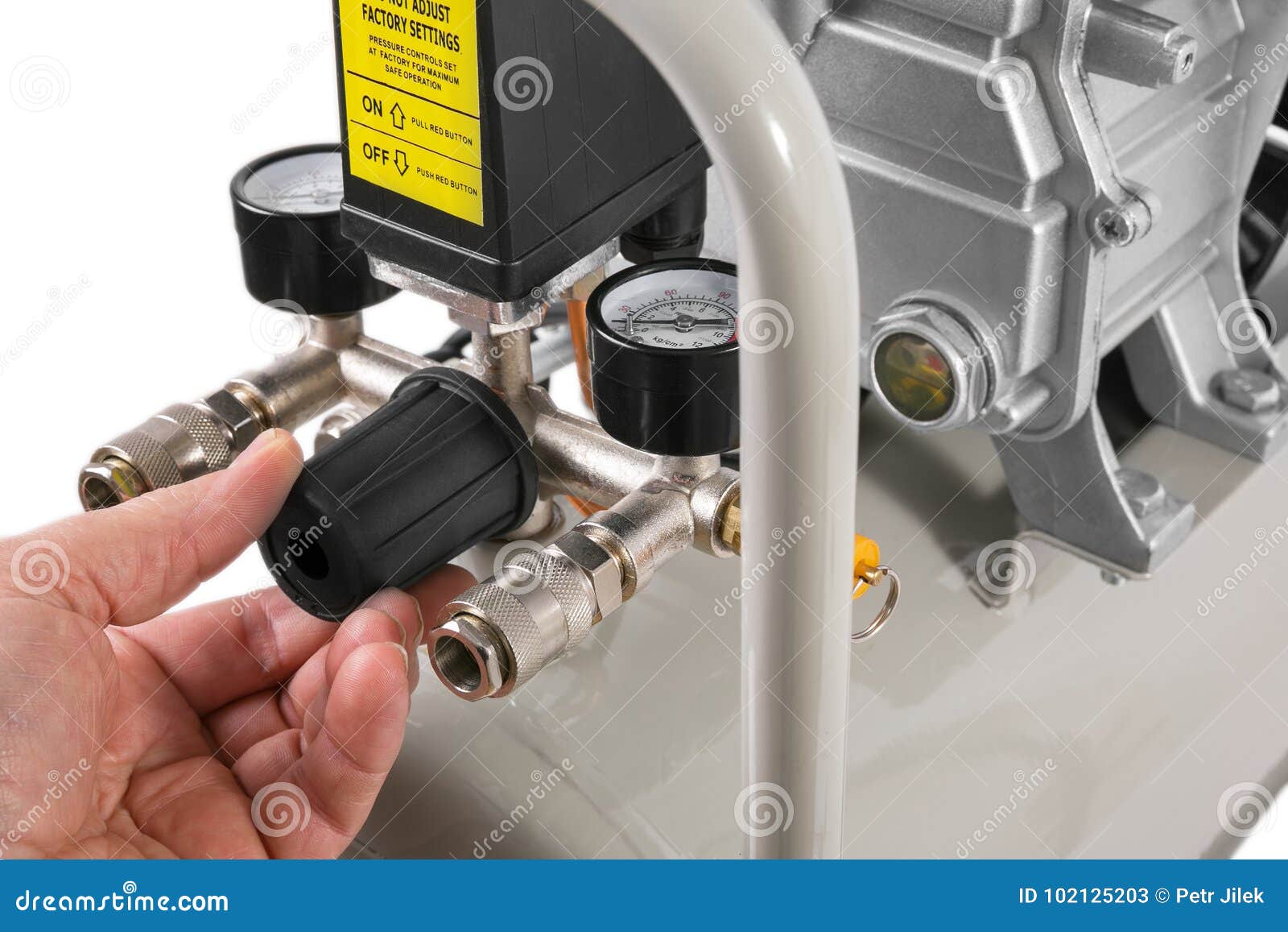Air Compressors Isolated White Background Stock Photos - Free & Royalty ...