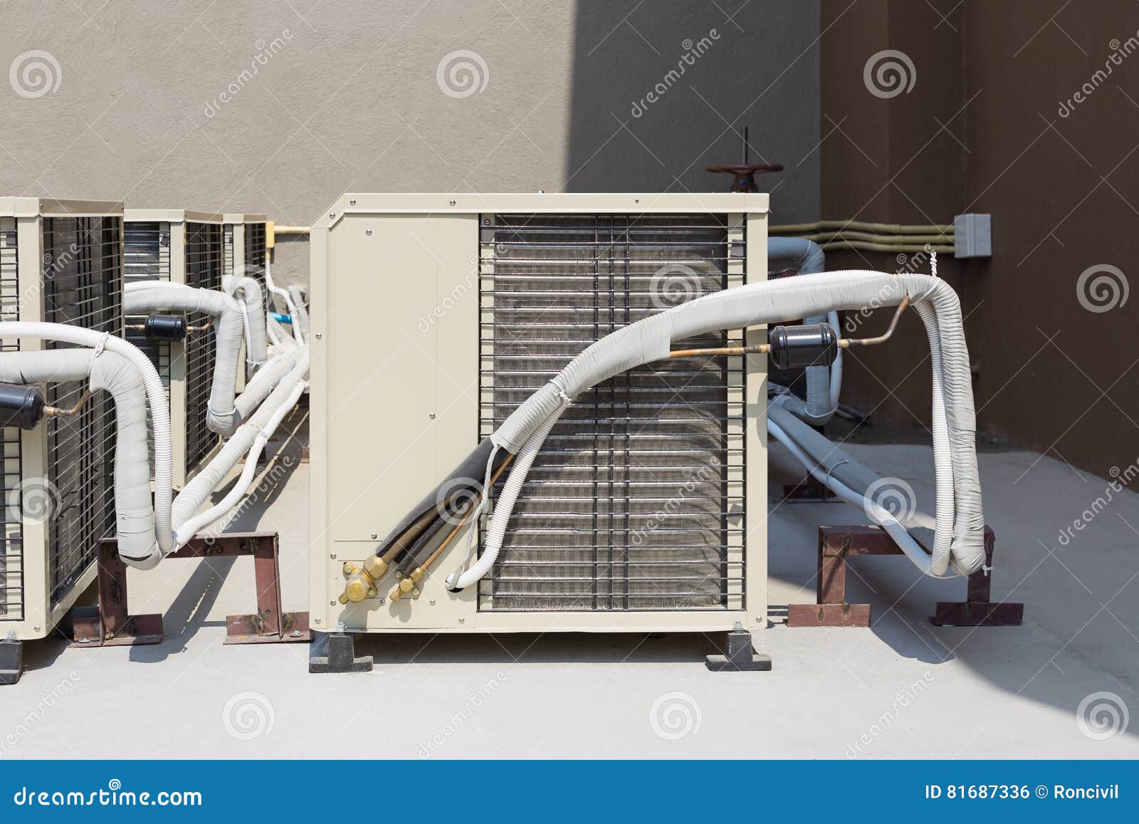 Air compressor white stock photo. Image of industry, industrial - 81687336