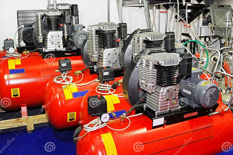 Air compressors stock image. Image of equipment, pressure - 22145313