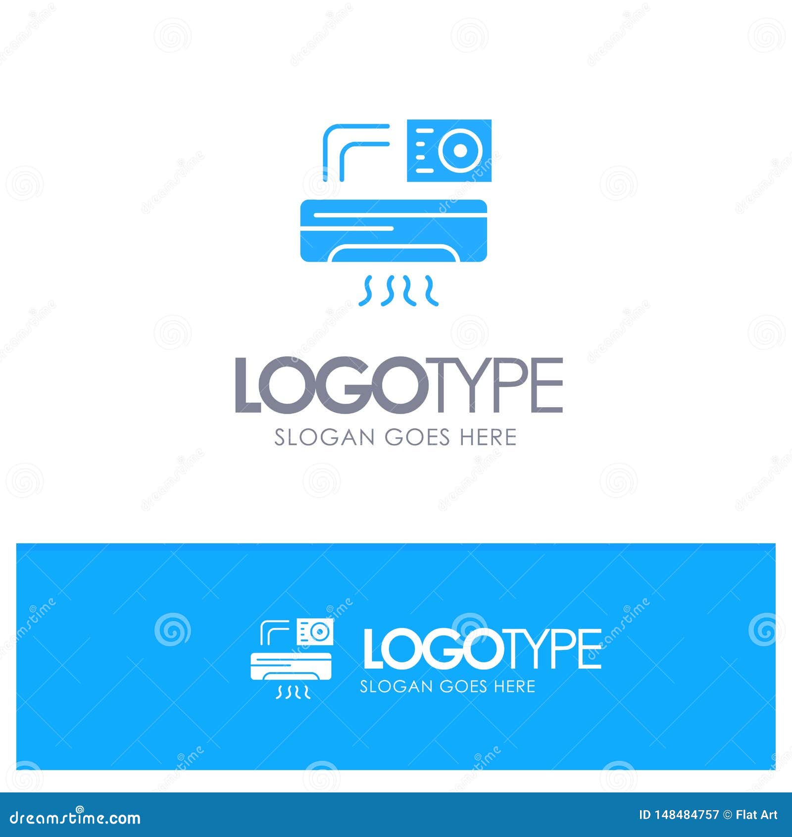 Air, Air-condition, Ac, Room Blue Logo Vector Stock Vector ...