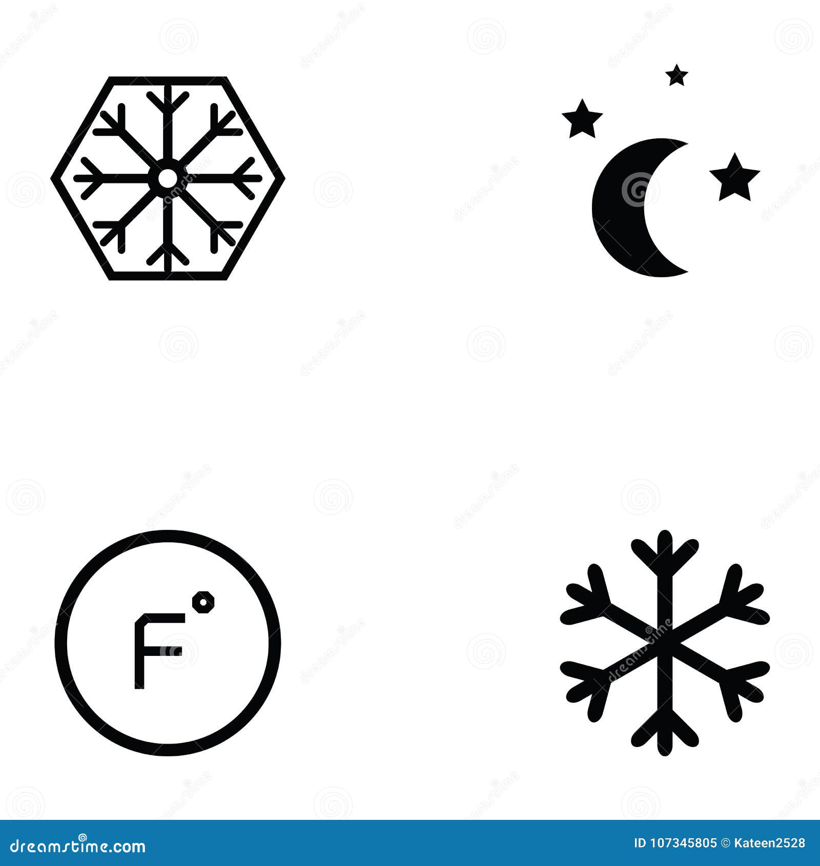 Air condition icon set stock vector. Illustration of symbol - 107345805