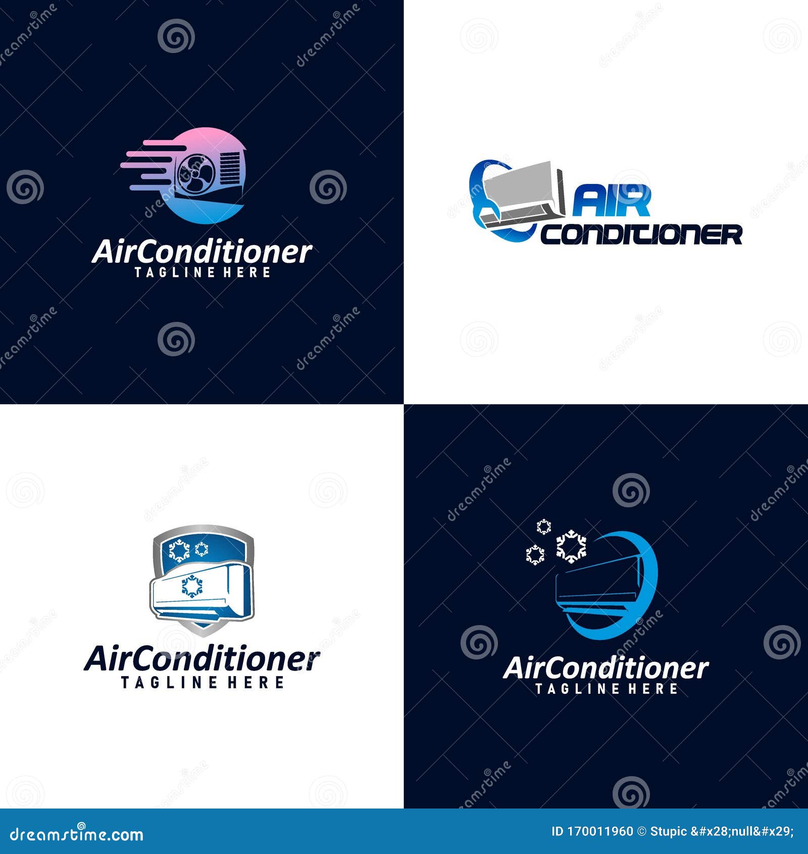 Air Condition Logo Concept Vector. Technology Device for Adjust Air ...