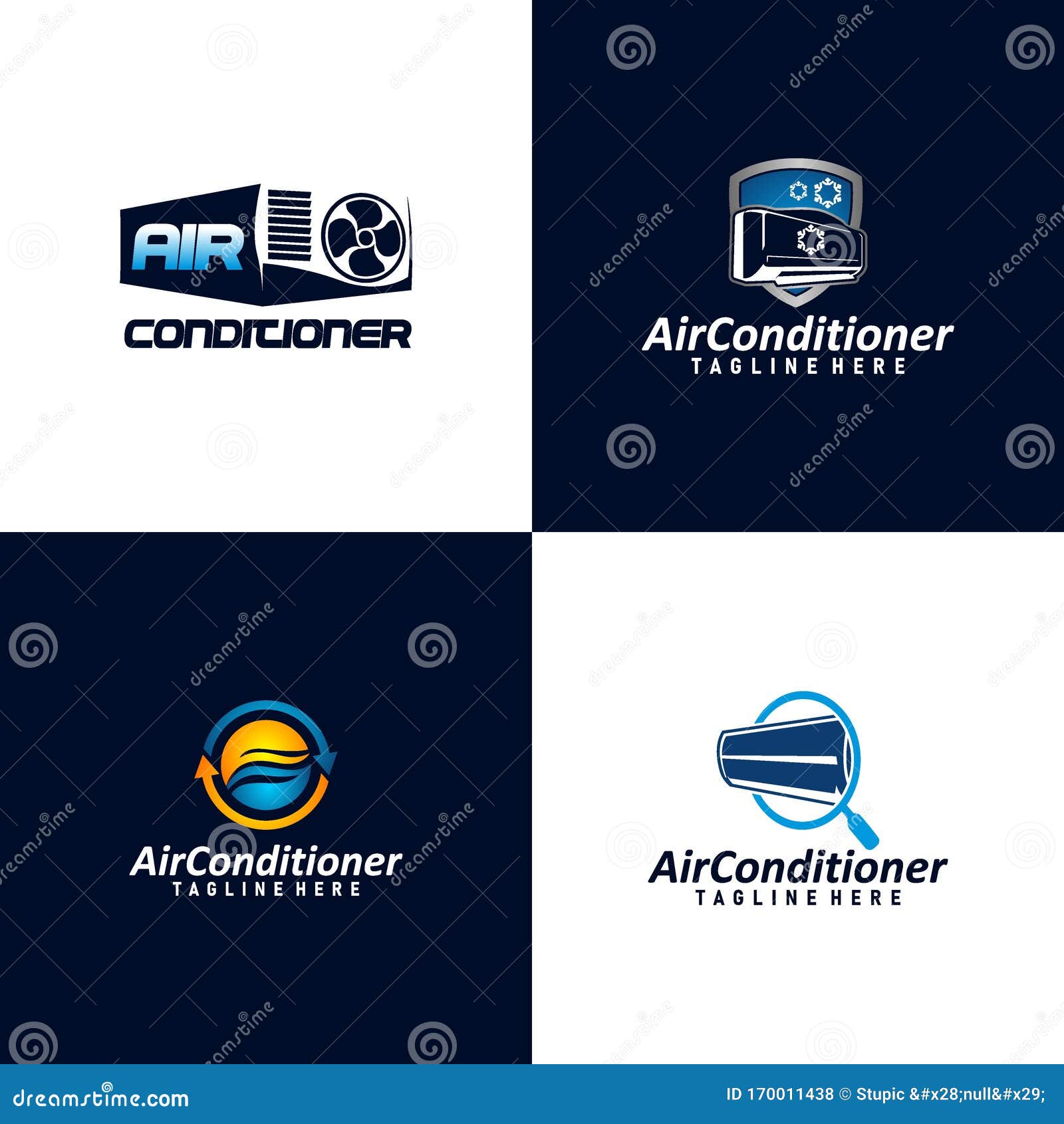 Air Condition Logo Concept Vector. Technology Device for Adjust Air ...