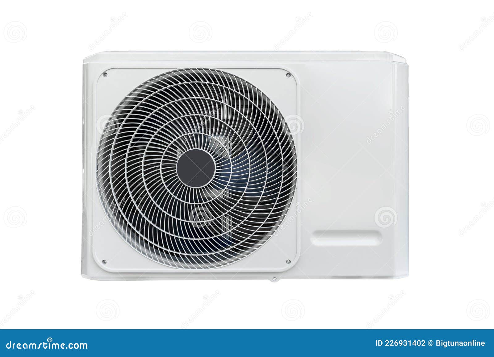 Air Condition Outdoor Unit Compressor Isolated on White Background ...