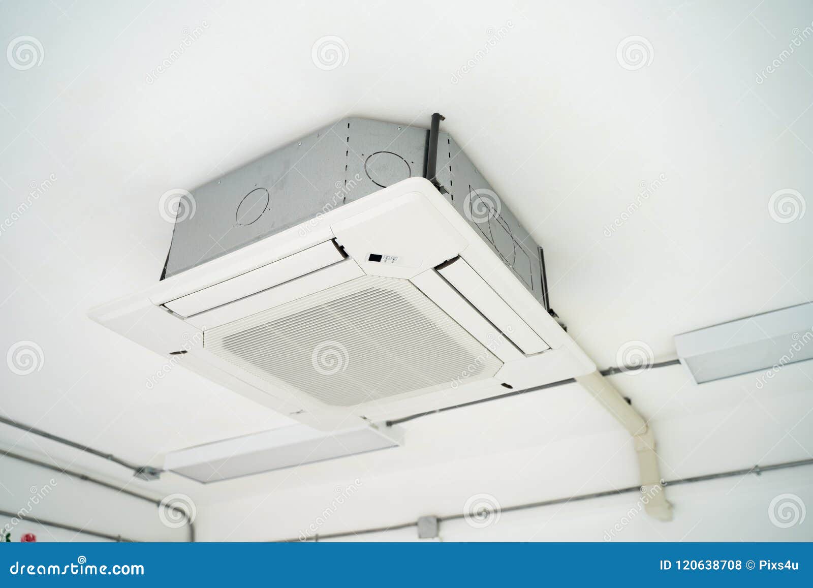 Air Condition Unit Hanging on the Ceiling Stock Photo - Image of ...