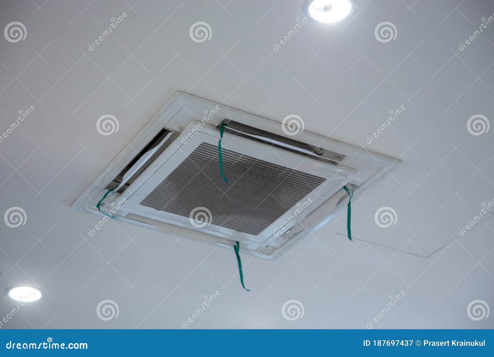 Air Condition Vent on Ceiling Stock Image - Image of building, duct ...
