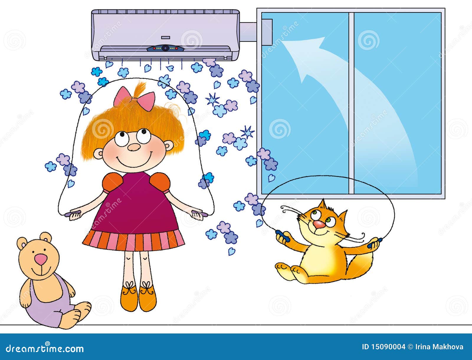 Air-conditioner-9 stock illustration. Illustration of home - 15090004