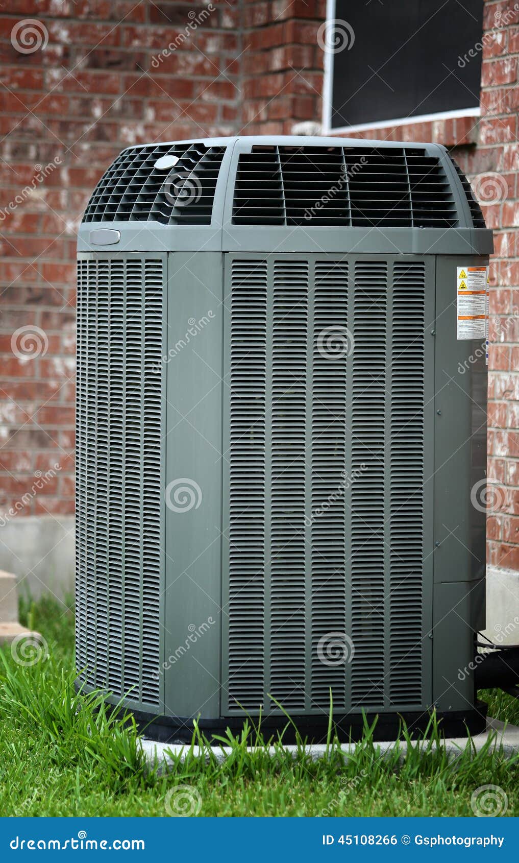 Air conditioner stock photo. Image of high, closeup, central - 45108266