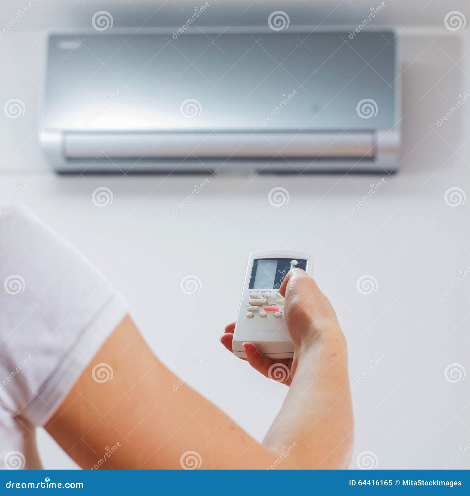 Air Conditioner Adjustment stock image. Image of cold - 64416165