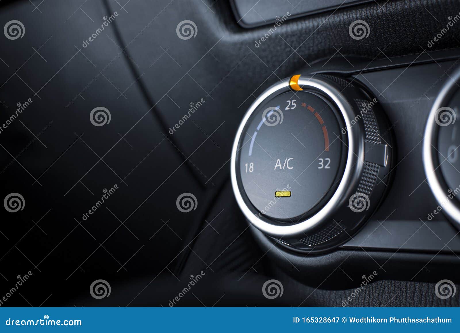 Air Conditioner Button for Temperature Climate Adjustment. Stock Image ...