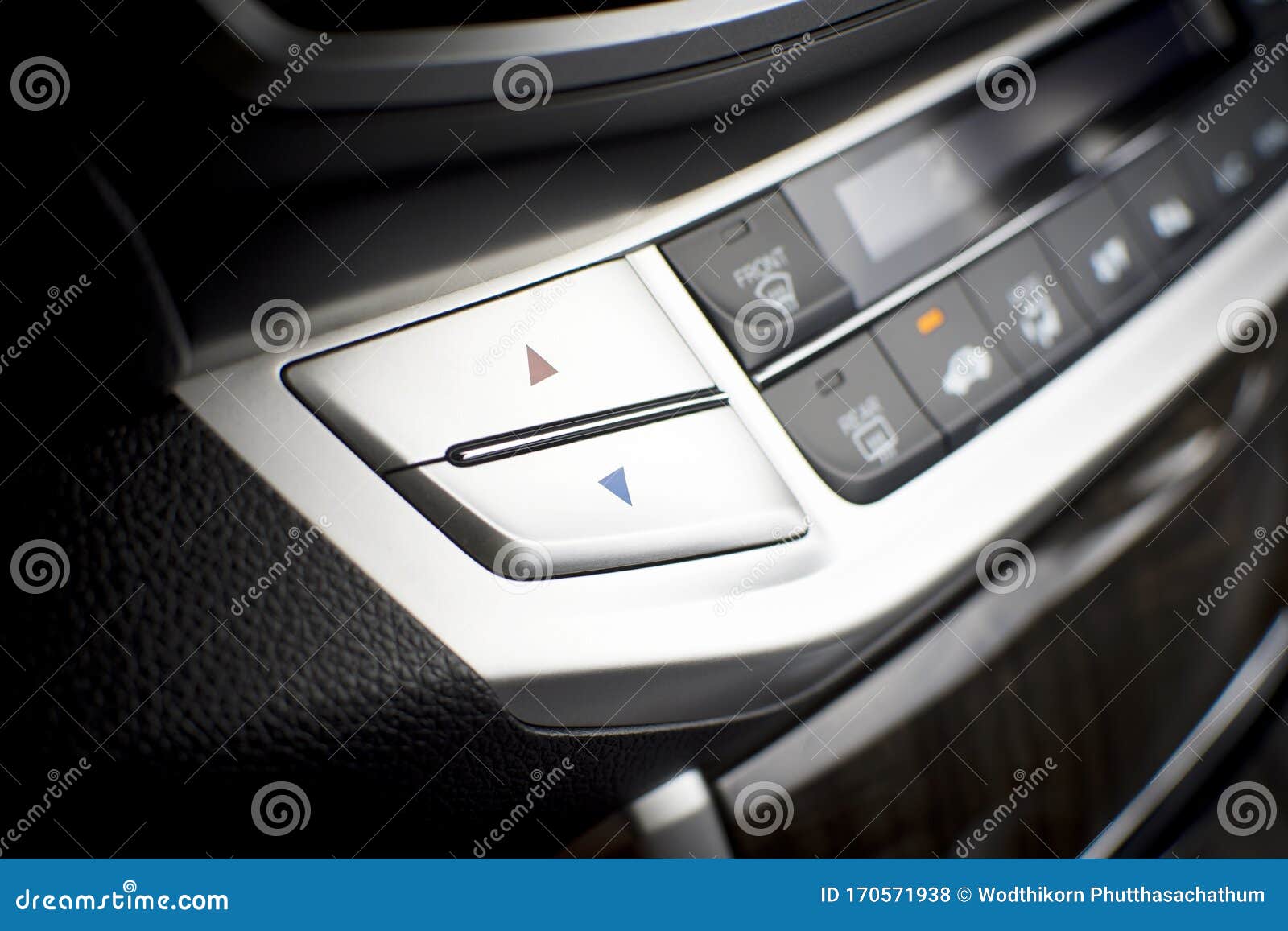 Air Conditioner Button for Temperature Climate Adjustment in a Car ...