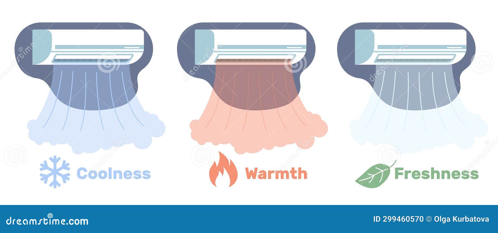 Cold And Warm Color Palette With Solid Colors And Metal Gradients ...