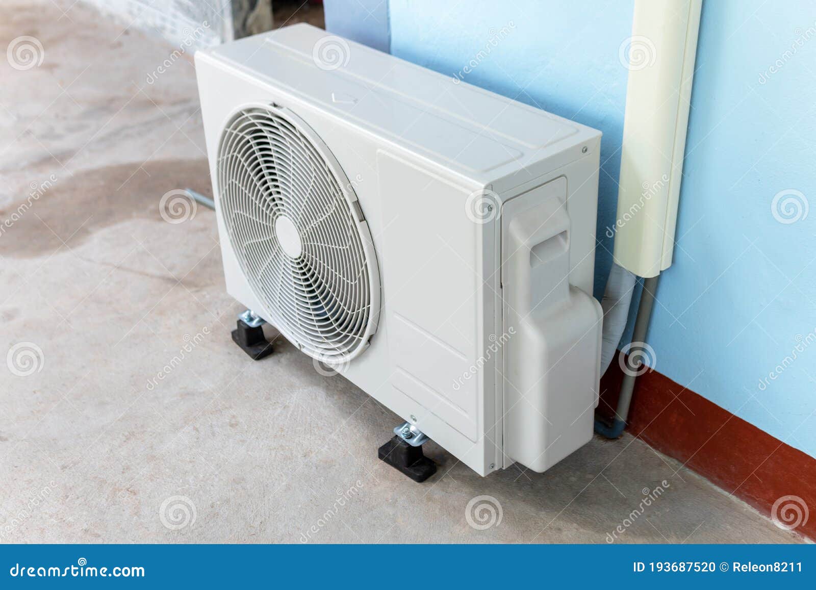 Air Conditioner Compressor Outside Unit Stock Photo - Image of cooler ...