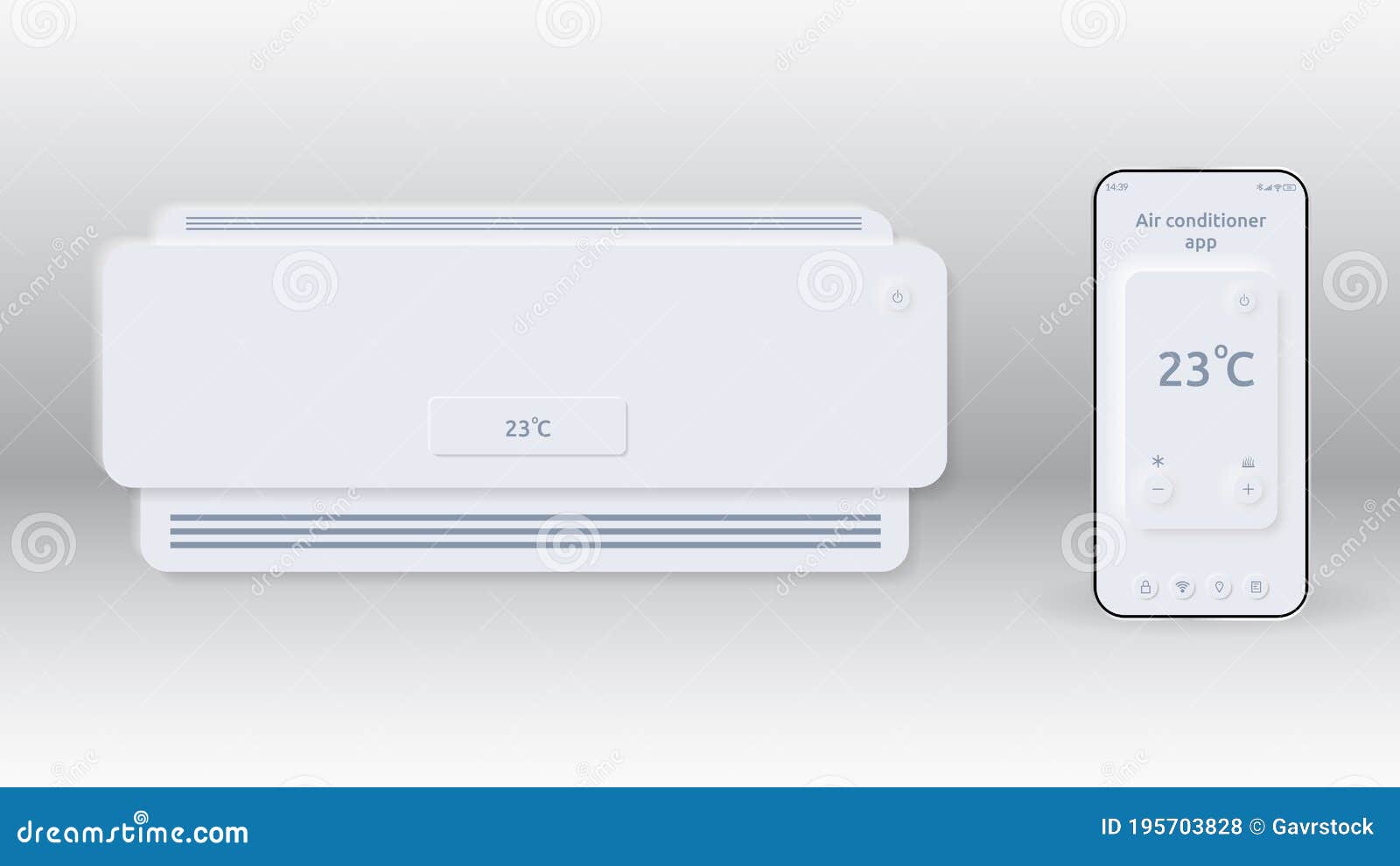 Air Conditioner Control Via Mobile Application from the Phone ...